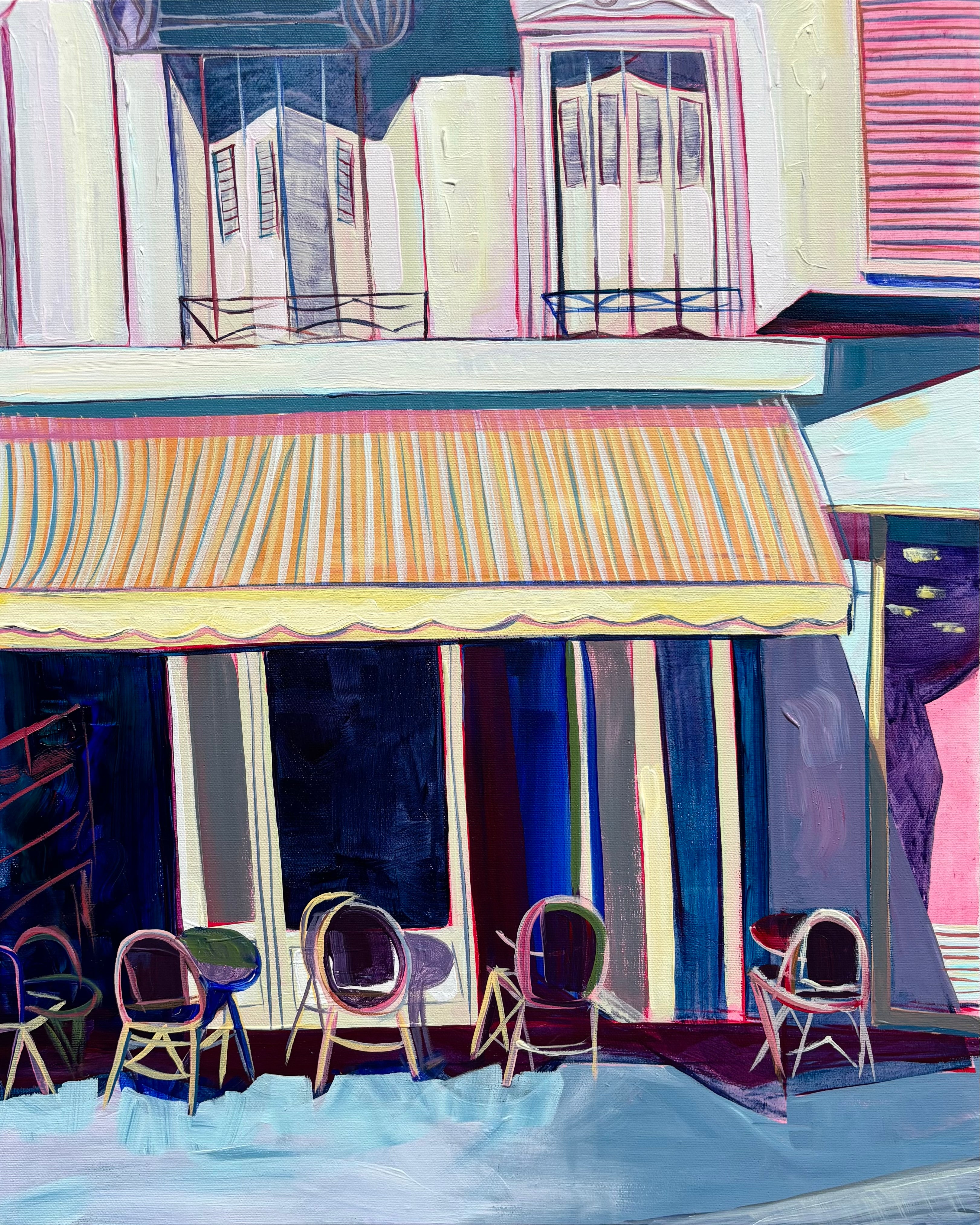 Aly Rosenzweig / Paris Café Shadows – Tacit